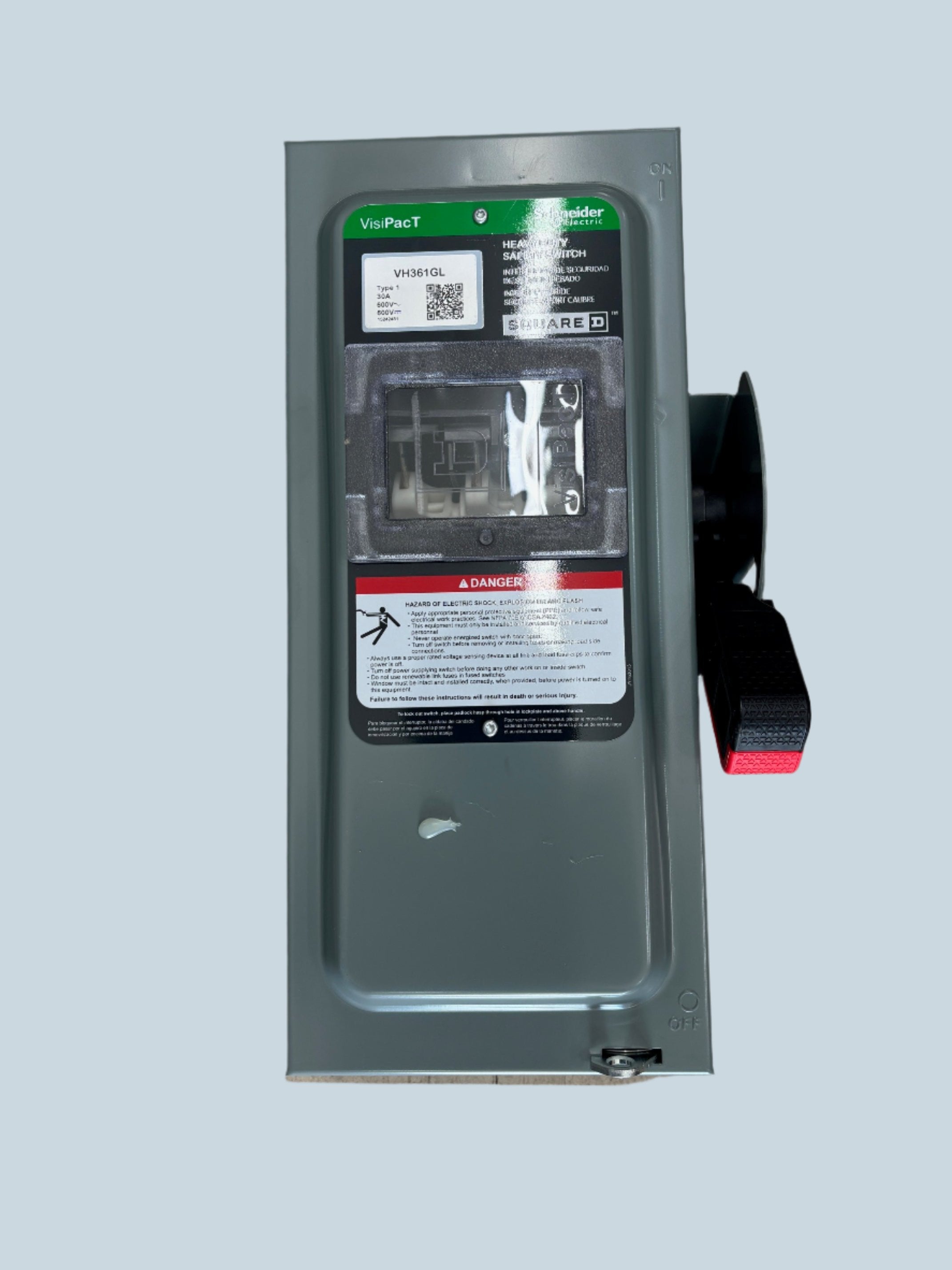 VH361GL 30AMP HEAVY DUTY SAFETY SWITCH SQUARE D