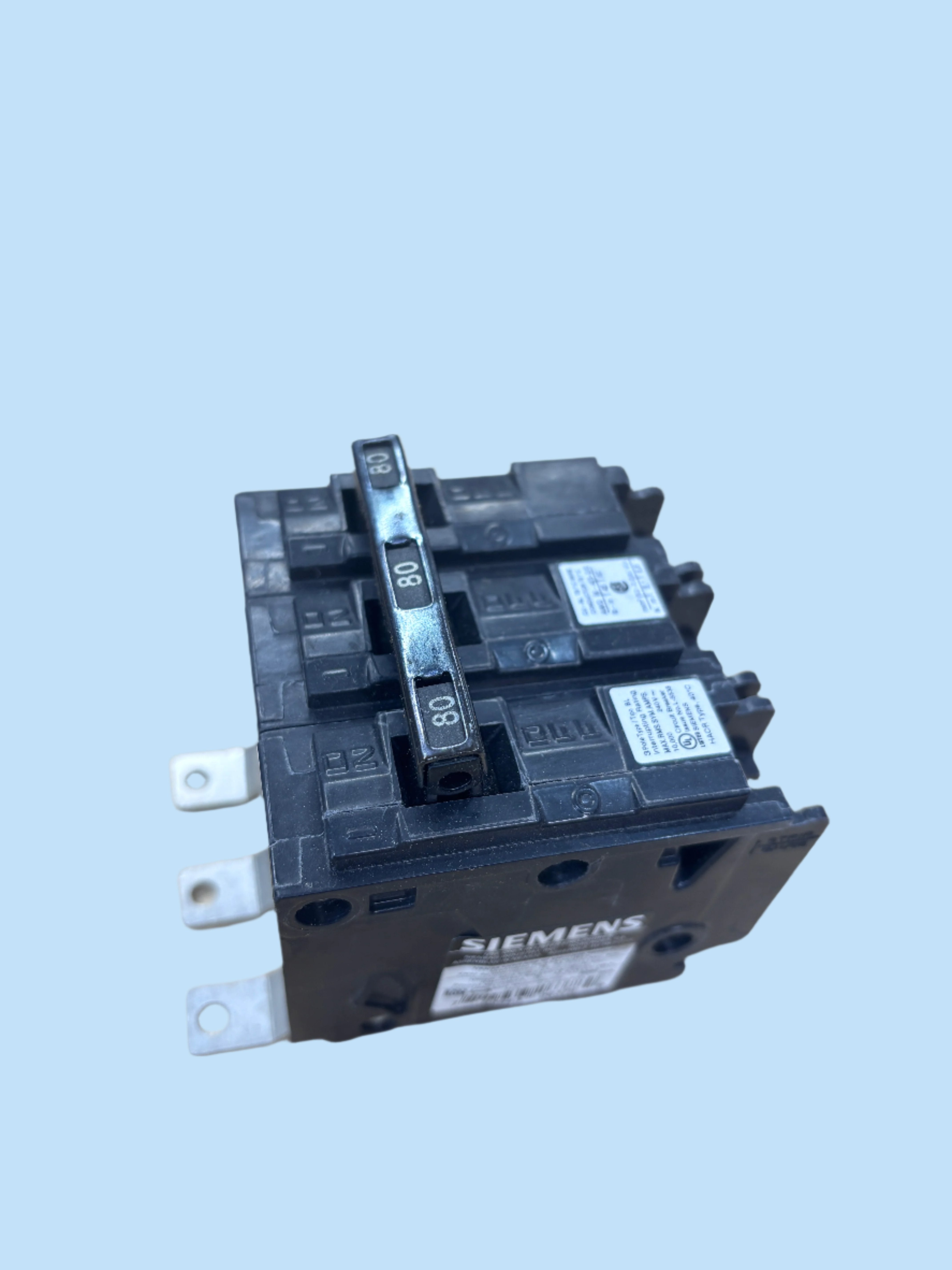 B380 80 Amp Siemens Breaker Bolt On type BL New